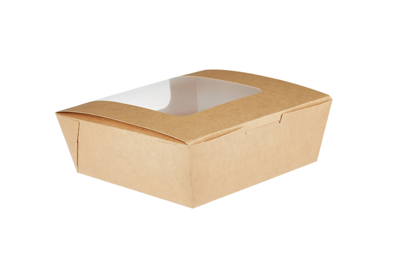 Kraft Box With Wider Window – Talent Pack